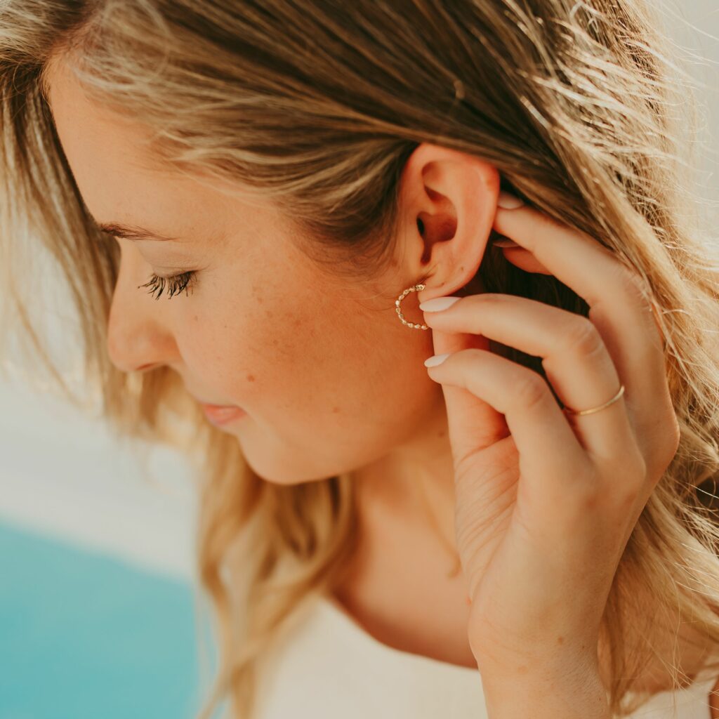 Pippa hoops | Hanne Detail